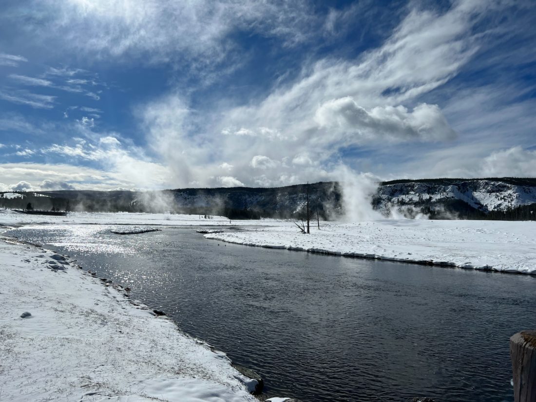 Yellowstone Winter Waterfalls and Wildlife - Yellowstone Safari Company
